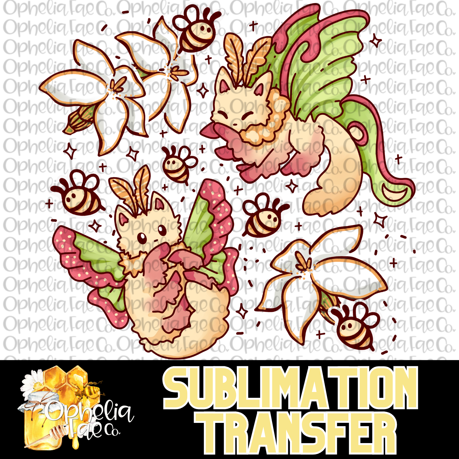 Hextober Moth - Sublimation Transfer – Queen Bee Collective
